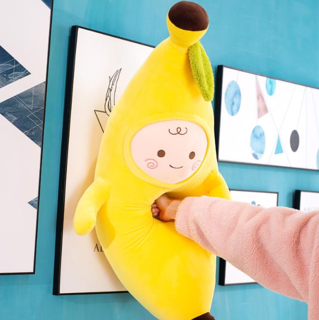 Plush banana toy